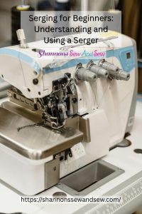 Serging for Beginners: Understanding and Using a Serger - Shannons Sew And Sew